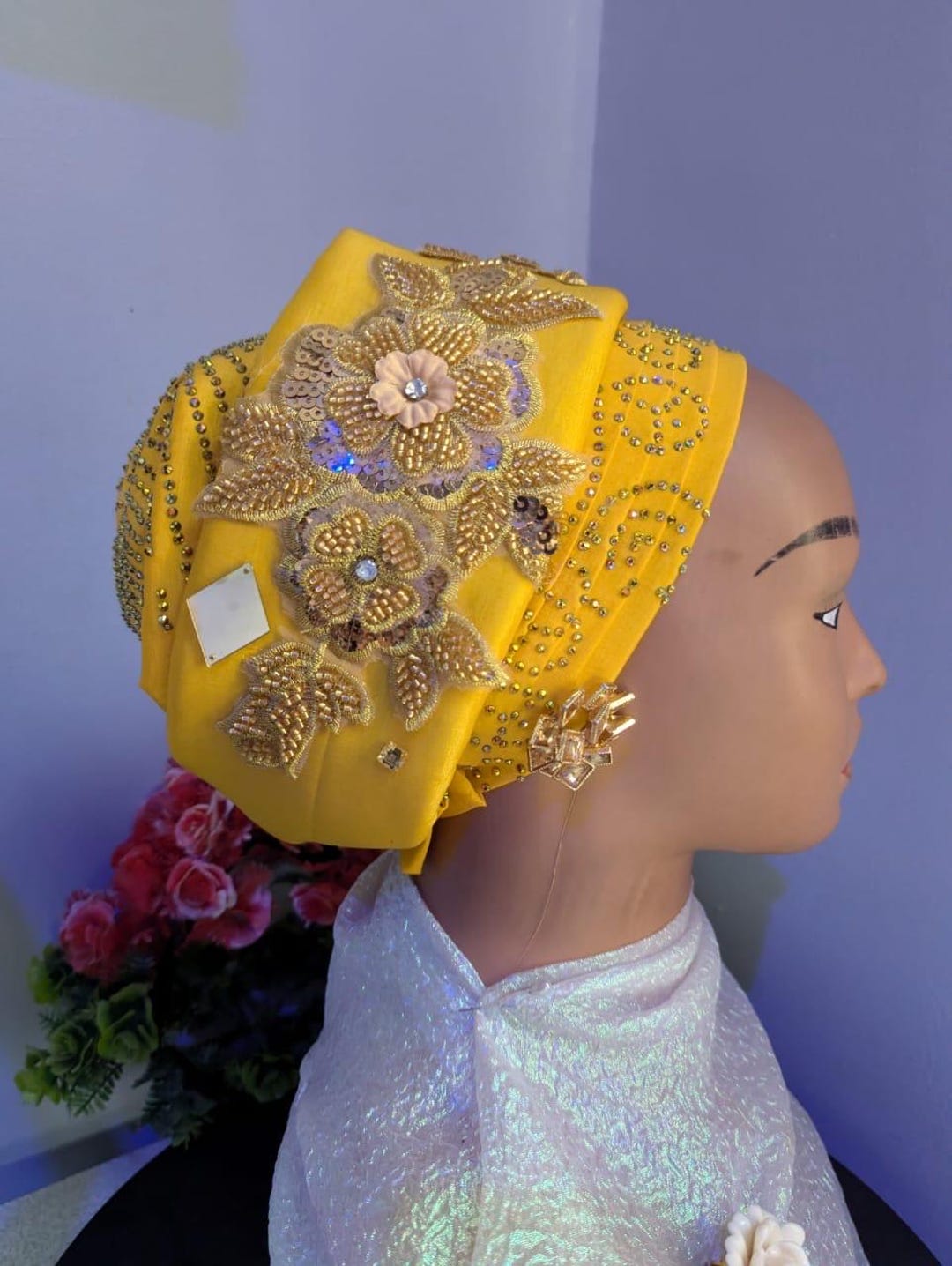 Luxury Pre-tied Turban | African Headtie, Ready to Wear - Etsy