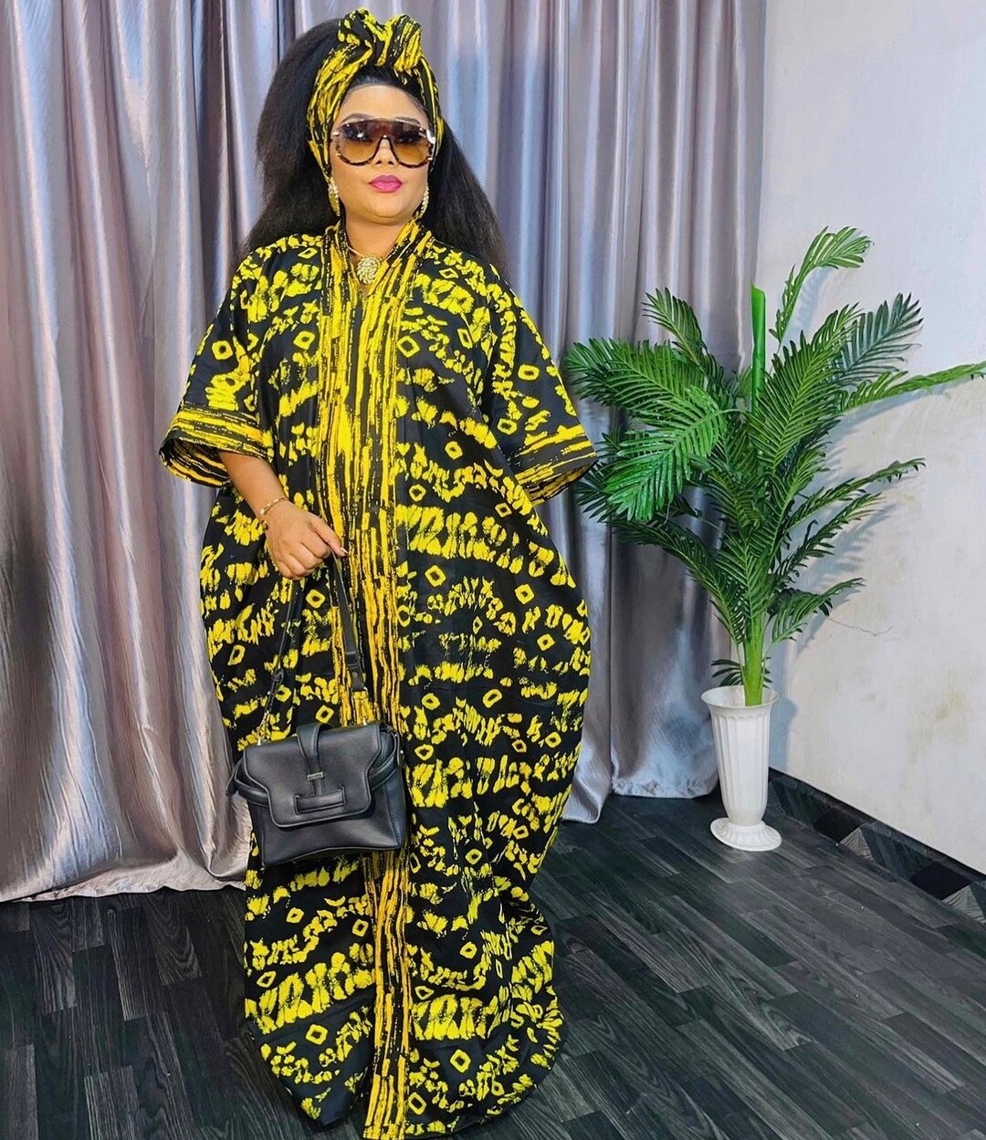 African Ankara Dress| Danshiki | Kaftan| Handmade African Print Dress ...