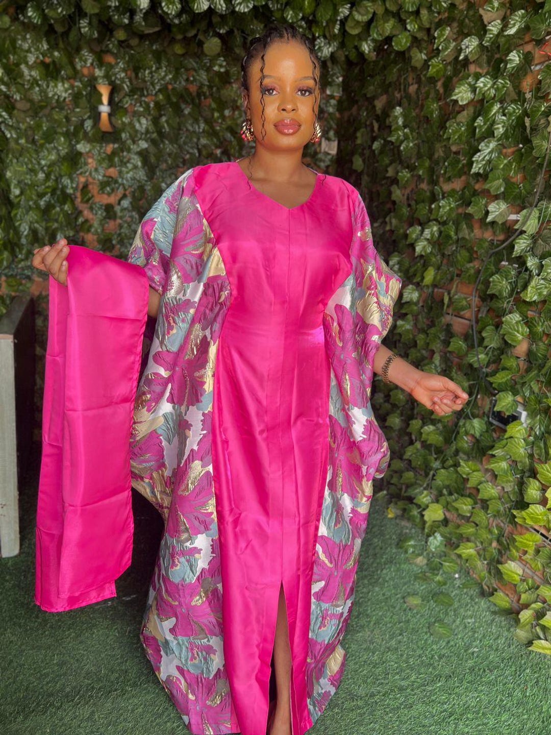 African Mikado Brocade Boubou| Danshiki | Kaftan| Jalabiya| Rich Aunty ...
