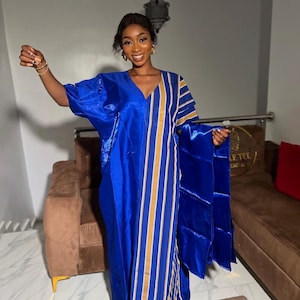 African Liquid Mikado Boubou| Danshiki | Kaftan| Jalabiya| Rich Aunty ...