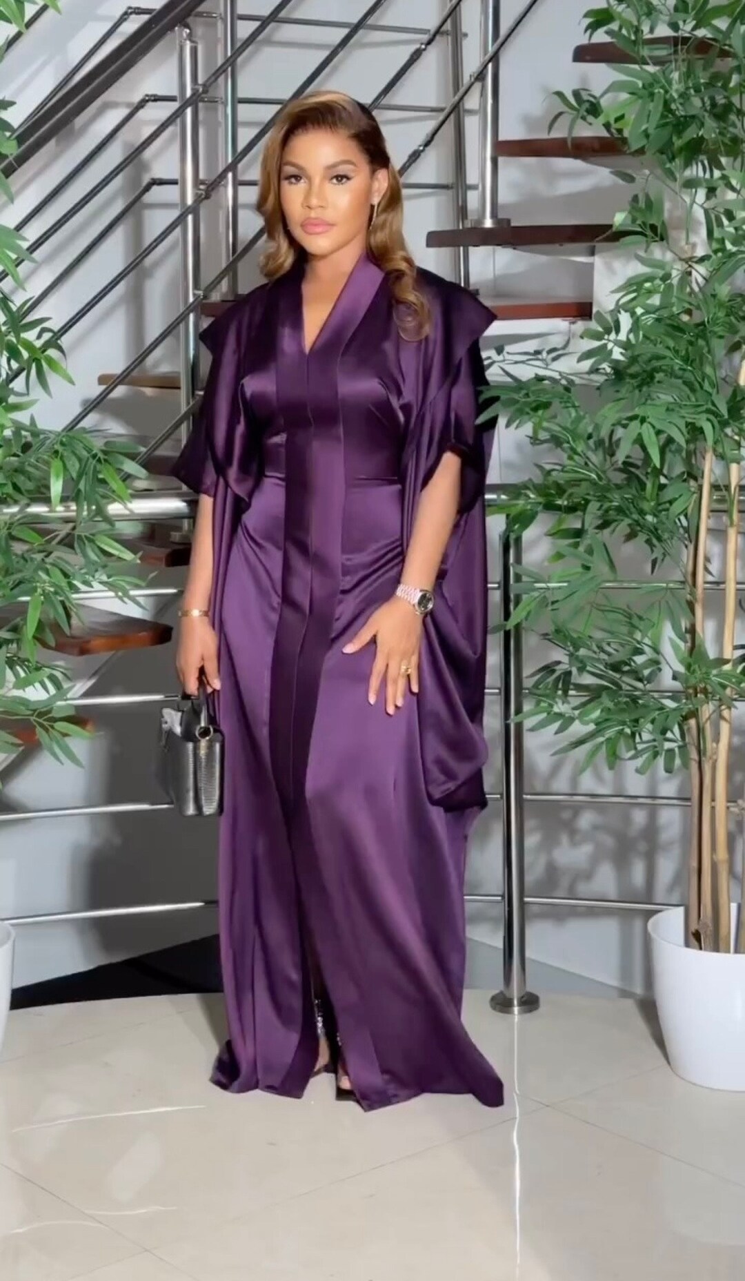 High Quality Duchess Silk Dress Boubou Rich Aunty Vibes African Dress Danshiki Kaftan Jalabiya ...