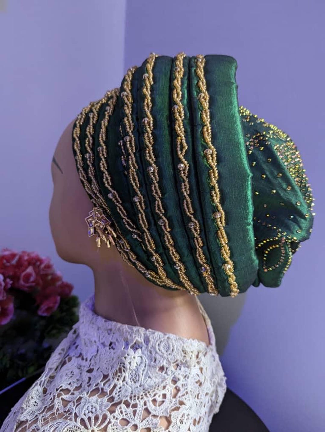 Luxury Turban Hat for Ladies| Pre Tied Hat| Zara Cap| Eid |pre Styled ...