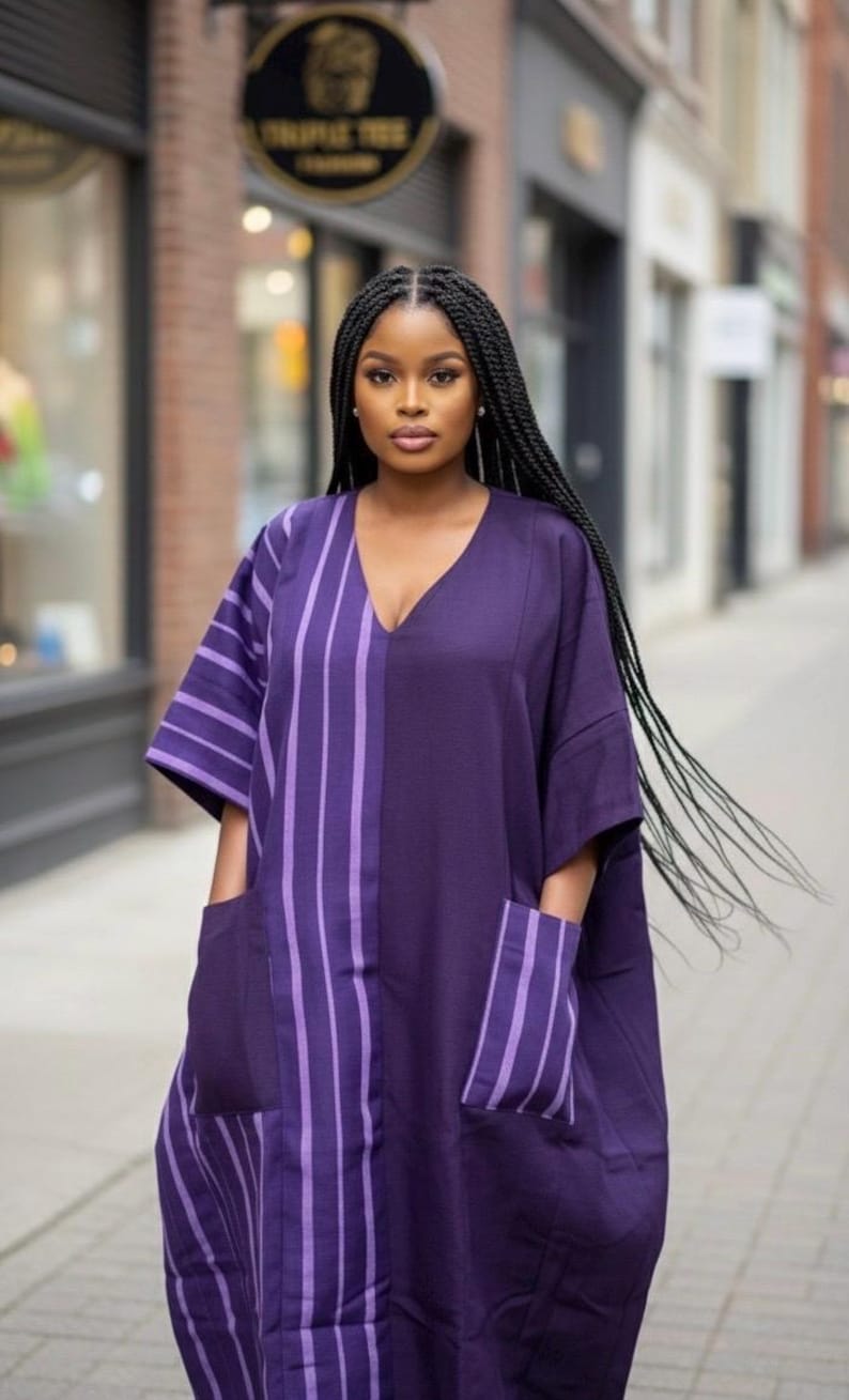 Handmade Aso Oke Boubou Kaftan | Nigerian Dress, up to Size 24 - Etsy
