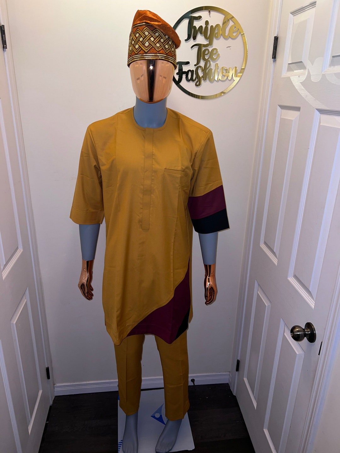 African Men Wear Buba and Sokoto Atiku African Men Top and Trouser Men ...