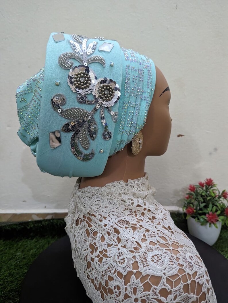 Luxury Turban Hat for Ladies| Pre Tied Hat| Zara Cap| Pre Styled Head ...