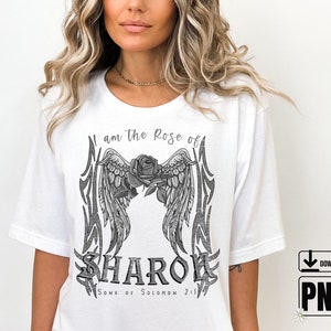 I Am the Rose of Sharon Bible Verse Png Song of Solomon 2:1 - Etsy