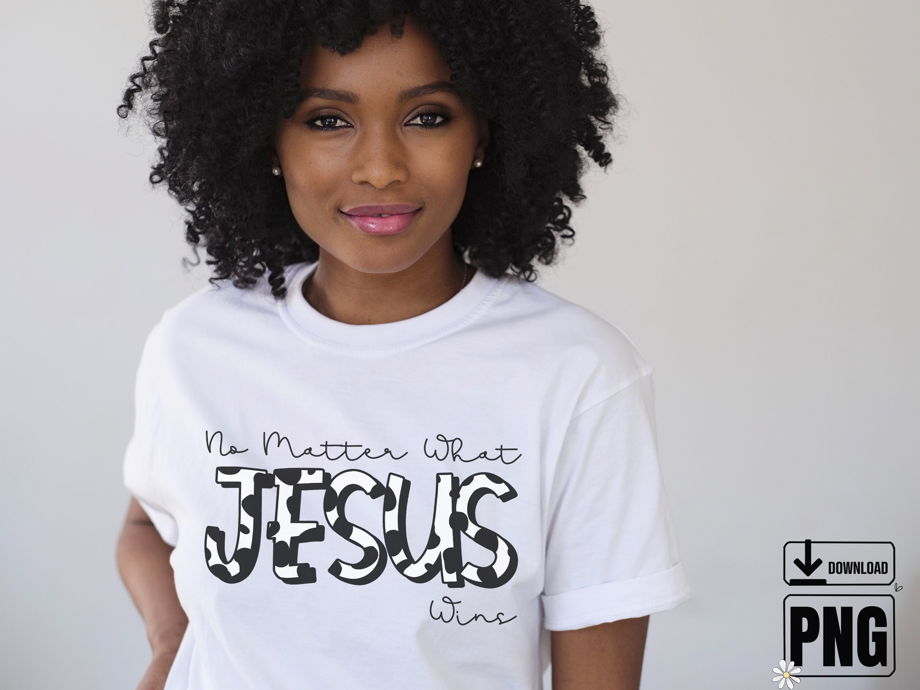 Jesus Wins, Kingdom Minded, PNG, Download, Black and White Design ...