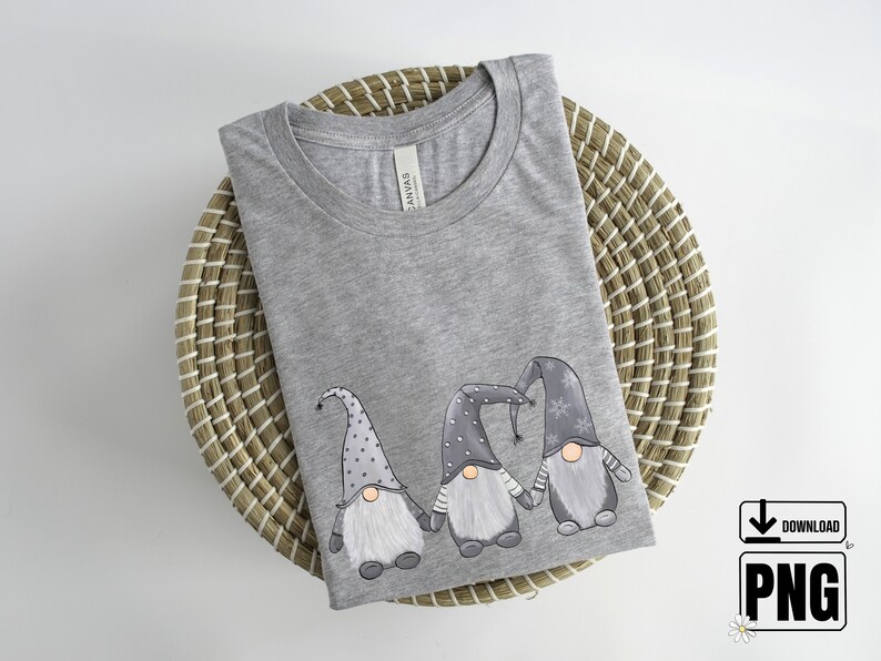 Winter Gnomes Clipart, Christmas Gnomes Clipart, Nordic Gnomes Clipart ...