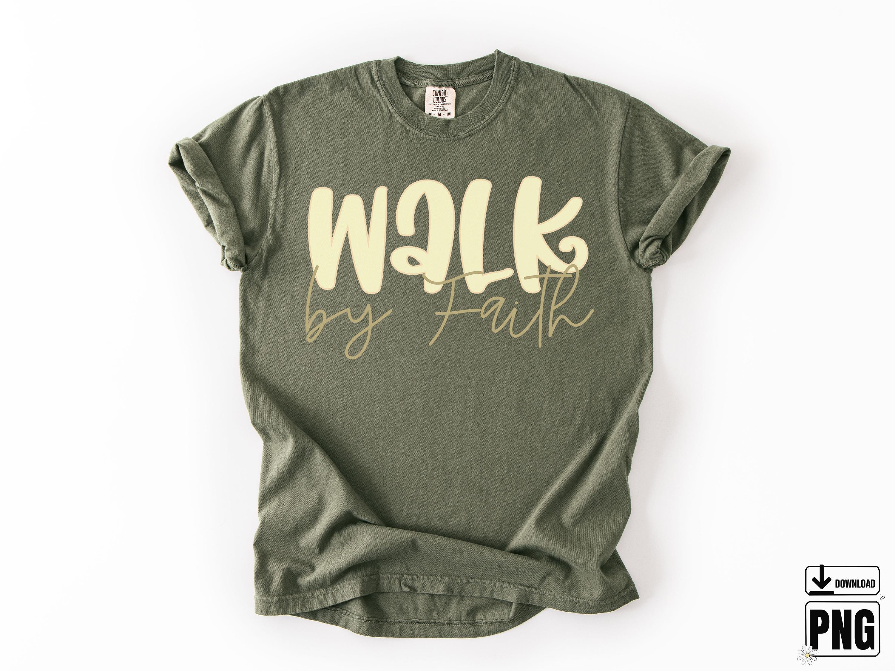 Walk by Faith Christian PNG Bundle – Bible Verse Typography Trio, Faith ...