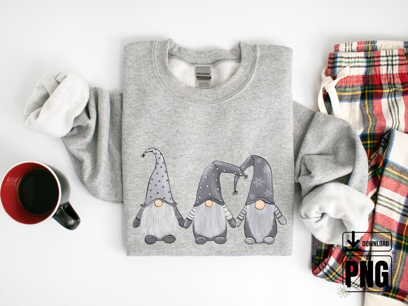 Winter Gnomes Clipart Christmas Gnomes Clipart Nordic Gnomes - Etsy