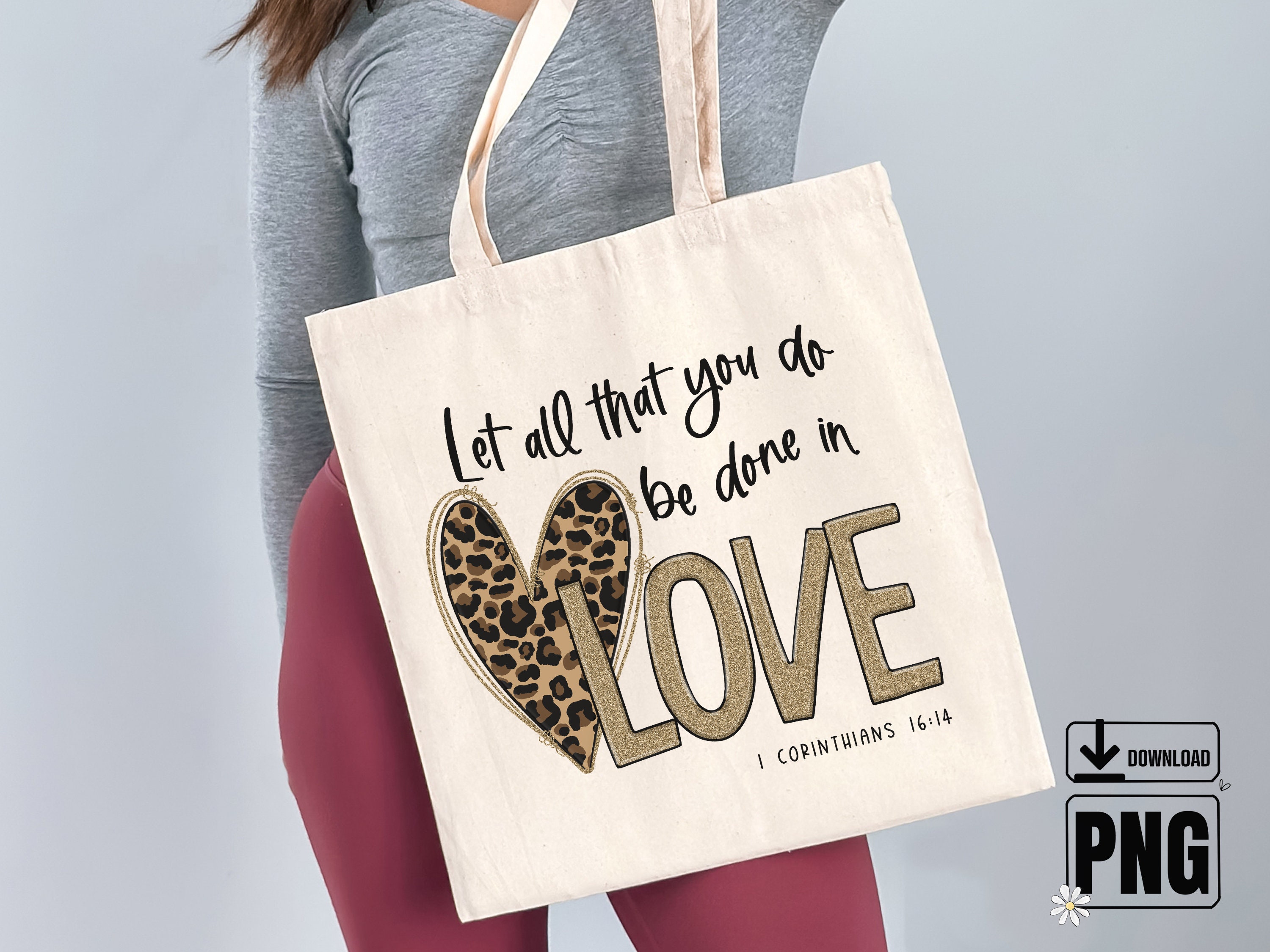 Love, 1 Corinthians 16:14 Bible Verse, Leopard Print Heart, PNG, Christian Graphic, Kingdom ...