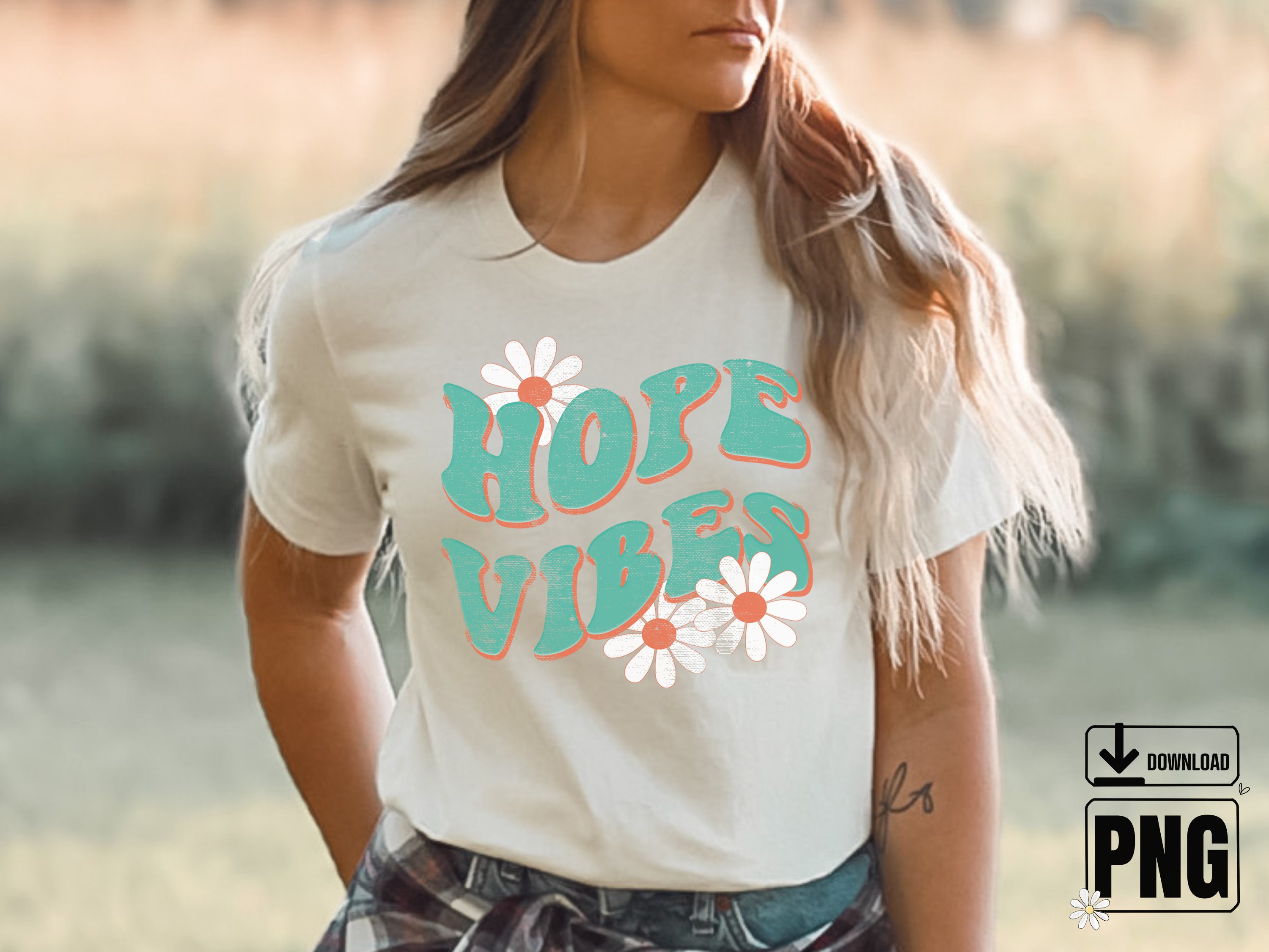Hope Retro Hope Vibes Graphic Christian Png Christian Hope - Etsy