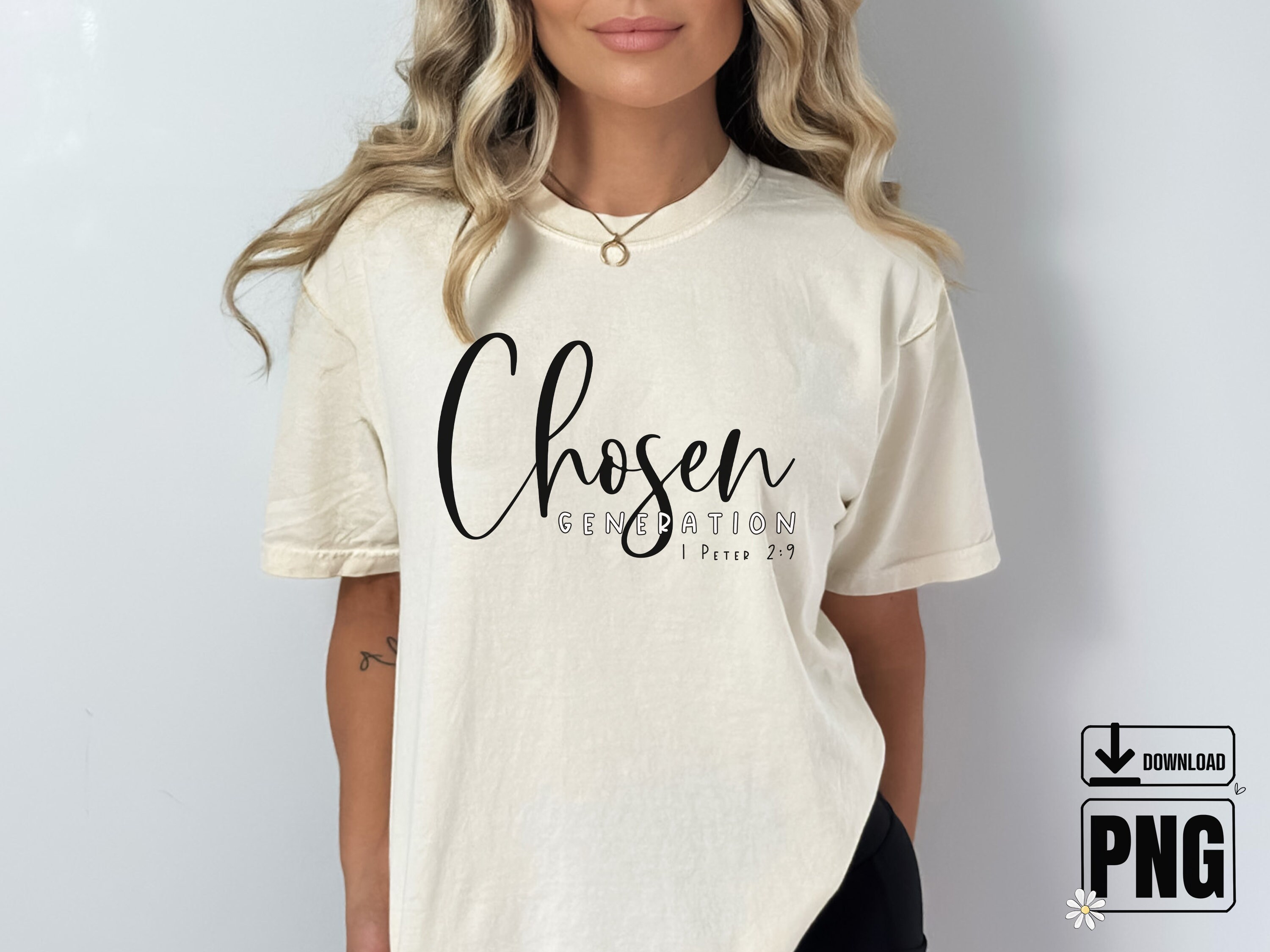 Christian Png Design That Says Chosen Generation, 1 Peter 2:9 ...