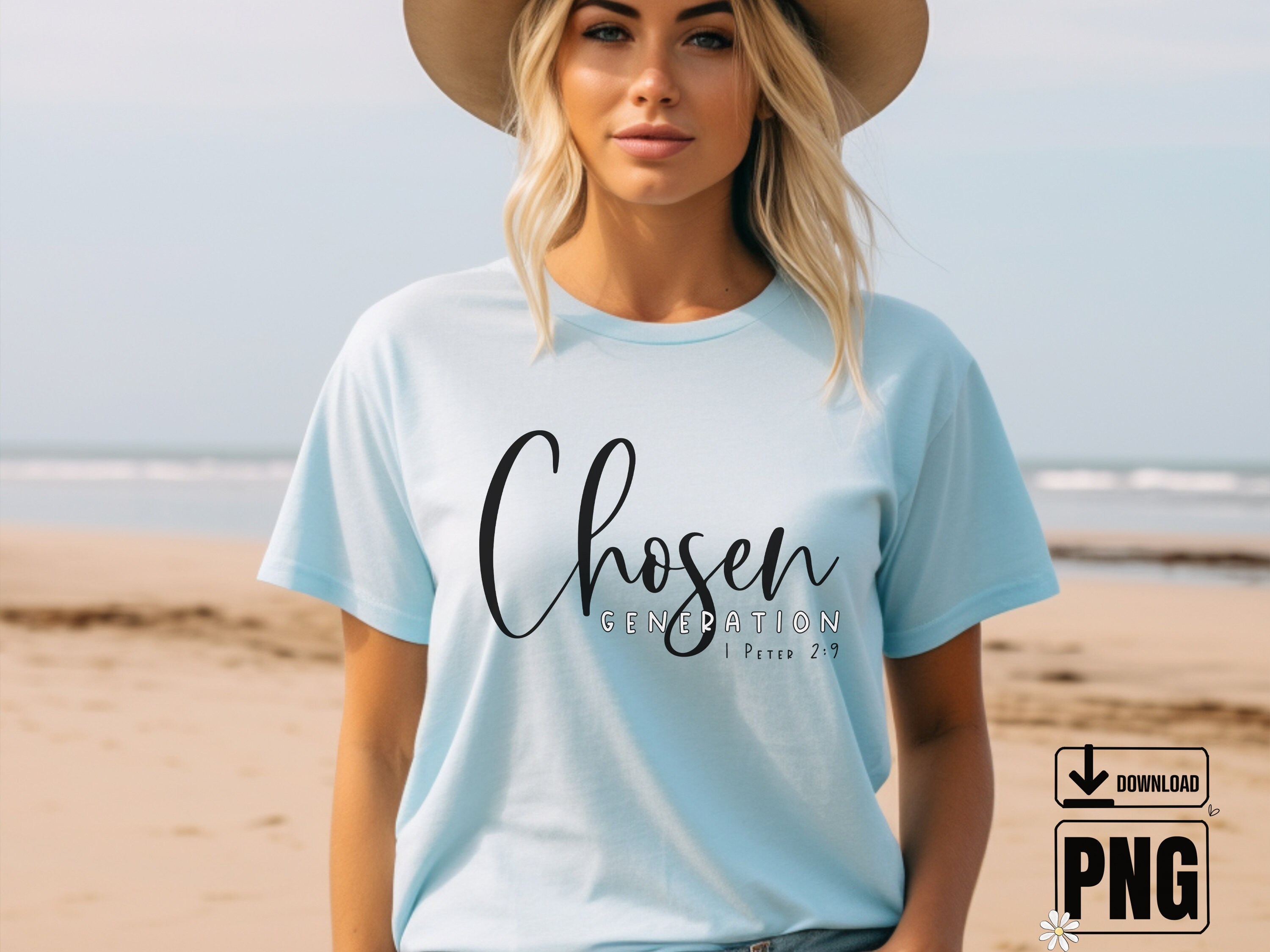 Christian Png Design That Says Chosen Generation, 1 Peter 2:9 ...