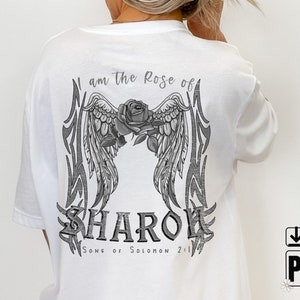 I Am the Rose of Sharon Bible Verse Png Song of Solomon 2:1 - Etsy