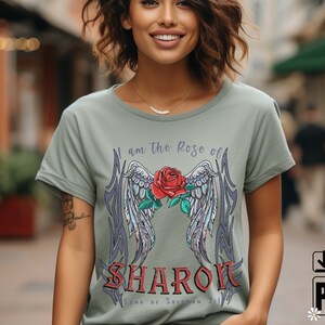 I Am the Rose of Sharon Bible Verse Png, Song of Solomon 2:1, Graphic ...