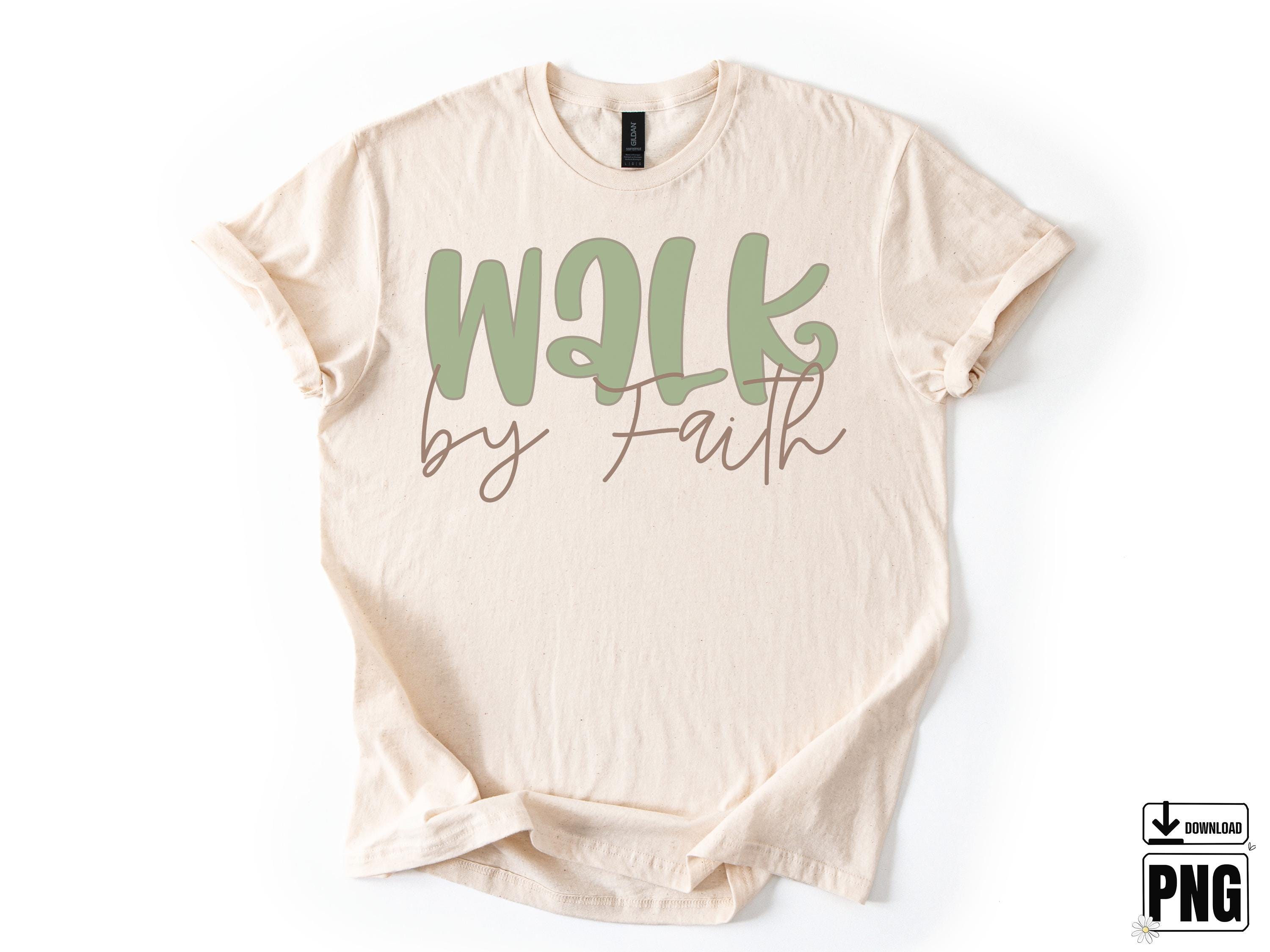 Walk by Faith Christian PNG Bundle – Bible Verse Typography Trio, Faith ...