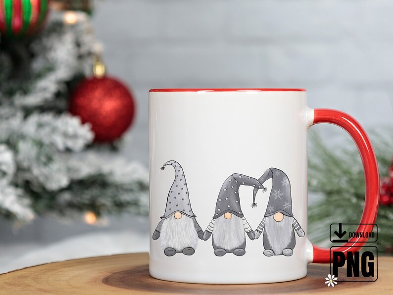 Winter Gnomes Clipart, Christmas Gnomes Clipart, Nordic Gnomes Clipart ...