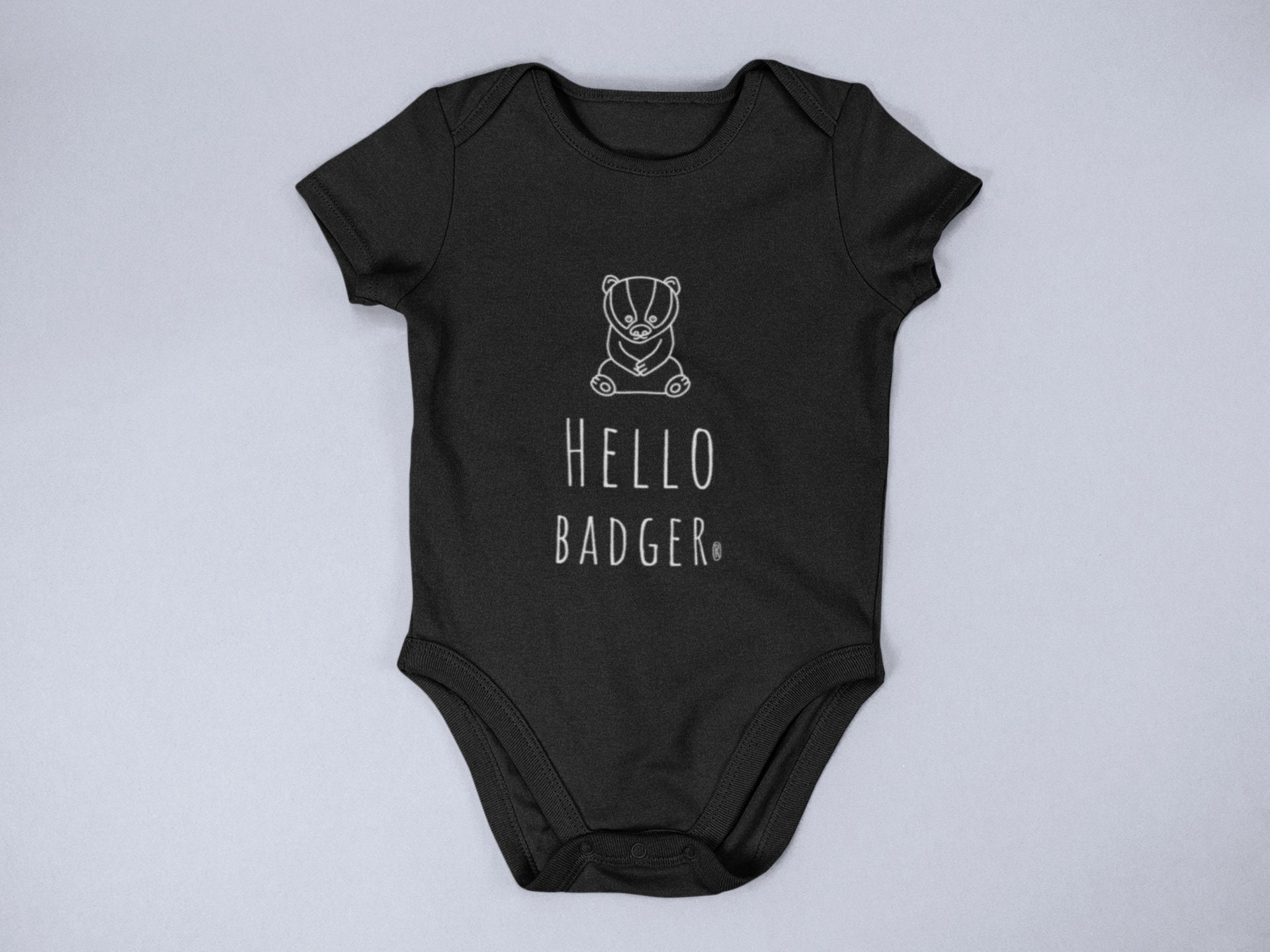 Hello Badger Honey Badger Baby Clothes Bodysuit One Piece - Etsy