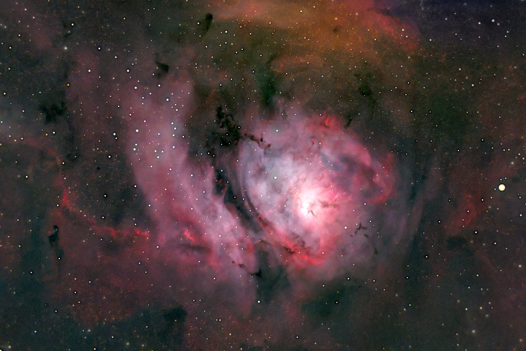 The Lagoon Nebula - Etsy