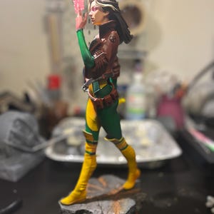 Rogue X-men Hand-painted Custom Resin Statue - CA3D - Etsy