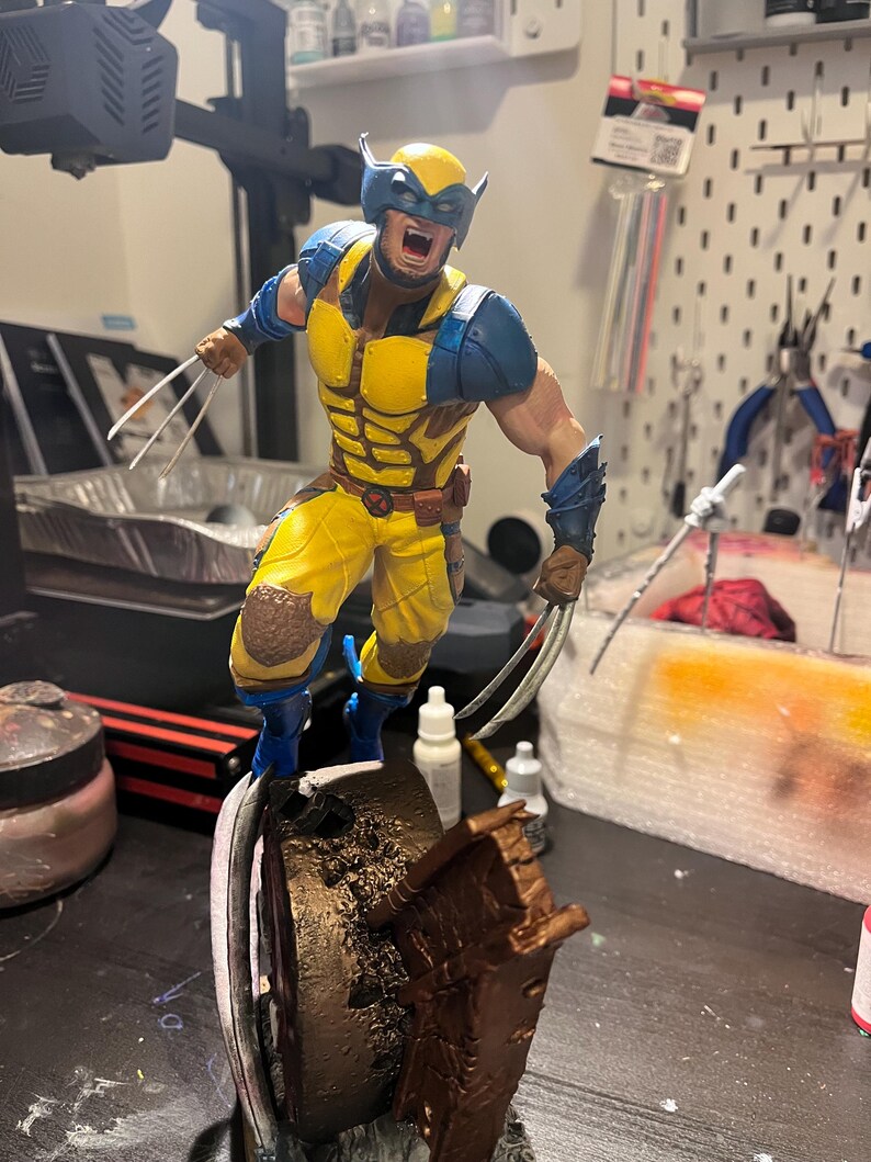 Deadpool Vs. Wolverine Painted Statue SANIX - Etsy