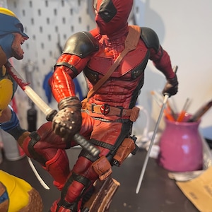 Deadpool Vs. Wolverine Painted Statue SANIX - Etsy