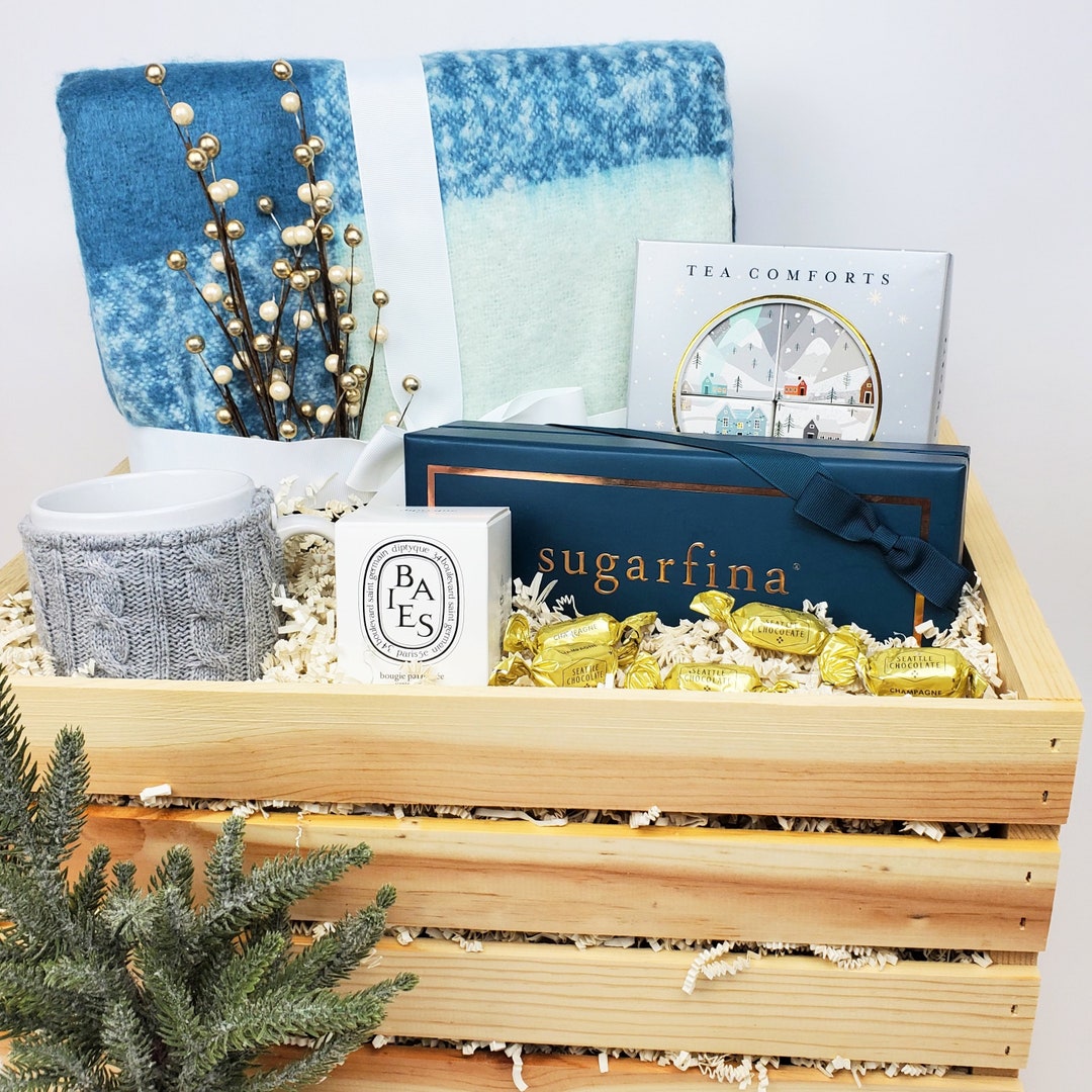 Luxury Christmas Gift Basket Holiday Gift Box Corporate - Etsy