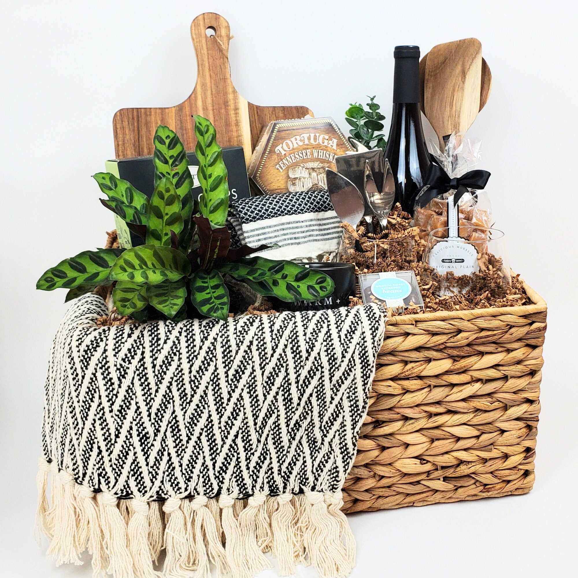 Custom Gift Basket - Birthday, Anniversary, Retirement, Thinking of You ...