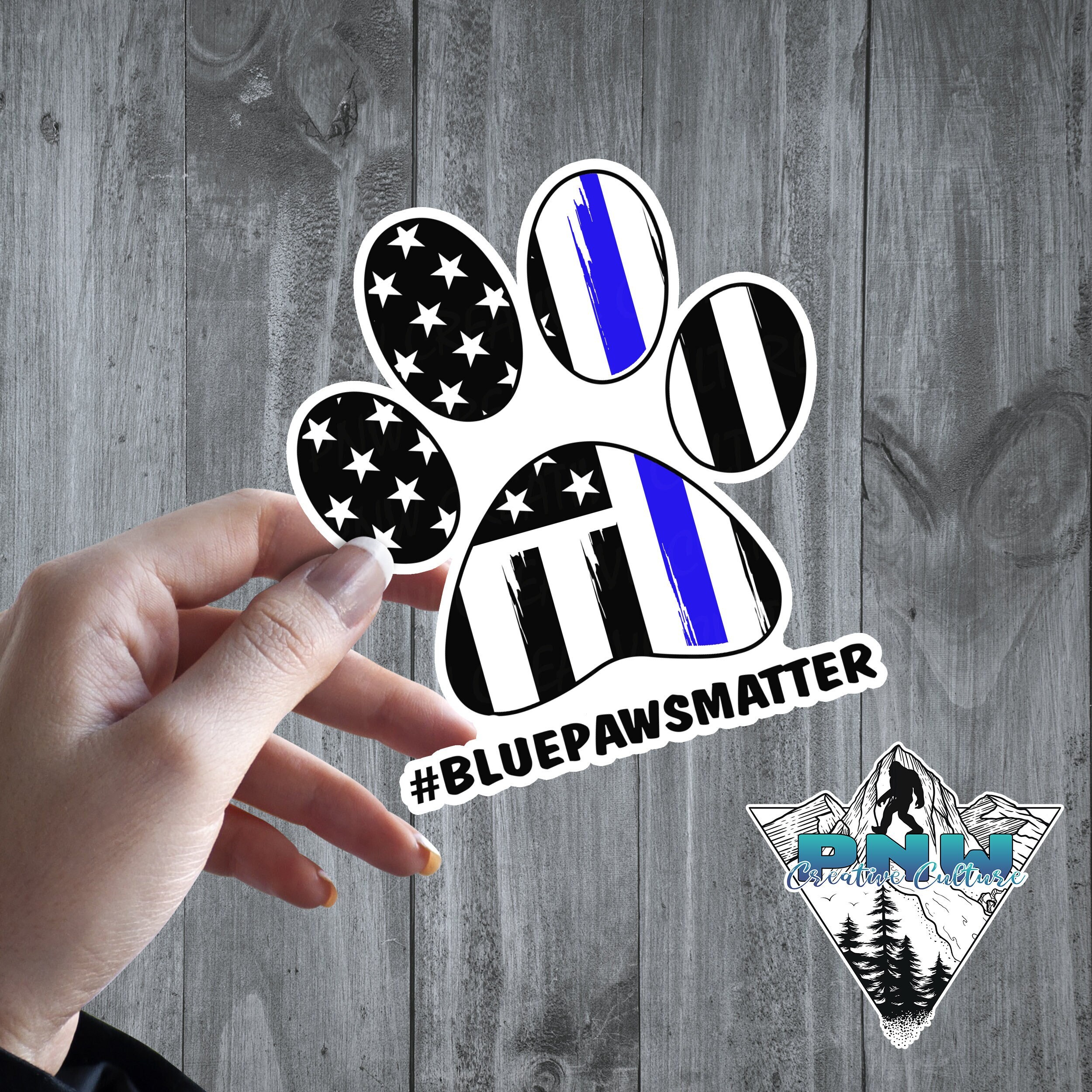 Blue Paws Matter - Sticker - High Quality & Water Resistant! Available ...