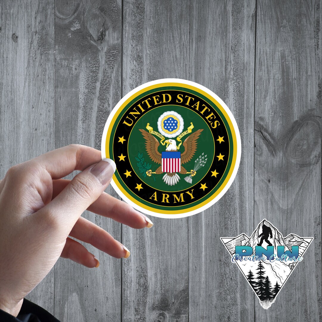 Army, United States - Sticker - High Quality & Water Resistant ...