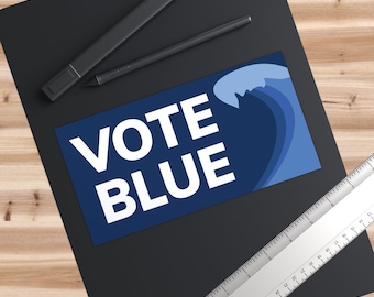 Vote Blue Bumper Stickers - Etsy