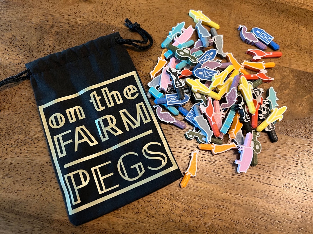 On the Farm Pegs for Pegs and Jokers Game **pegs Only** - Etsy