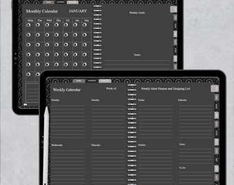 DIGITAL PLANNER and CALENDAR Minimal Goodnotes iPad - Etsy