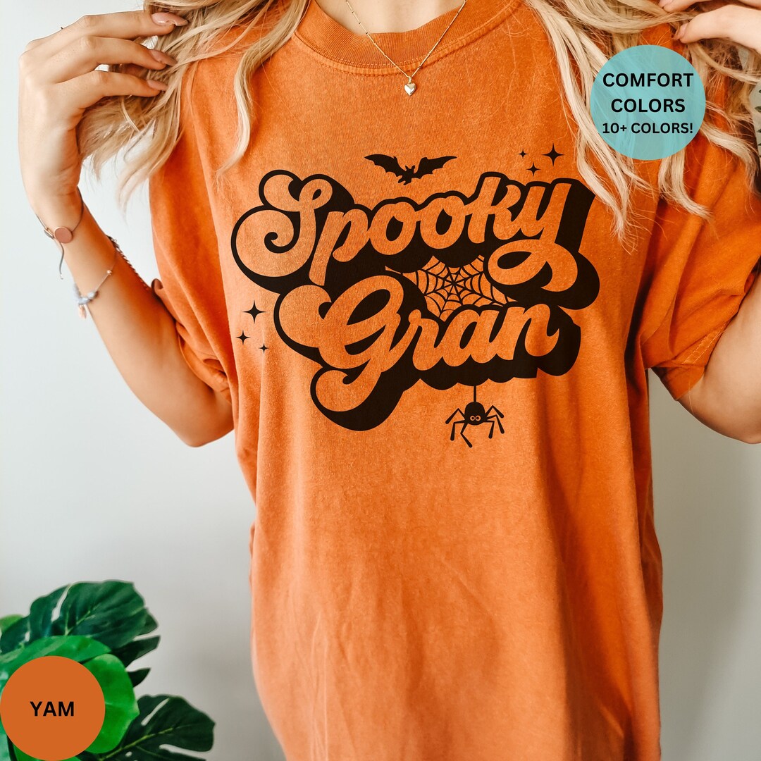 Spooky Gran Shirt Grandma Halloween Tshirt Funny Halloween - Etsy