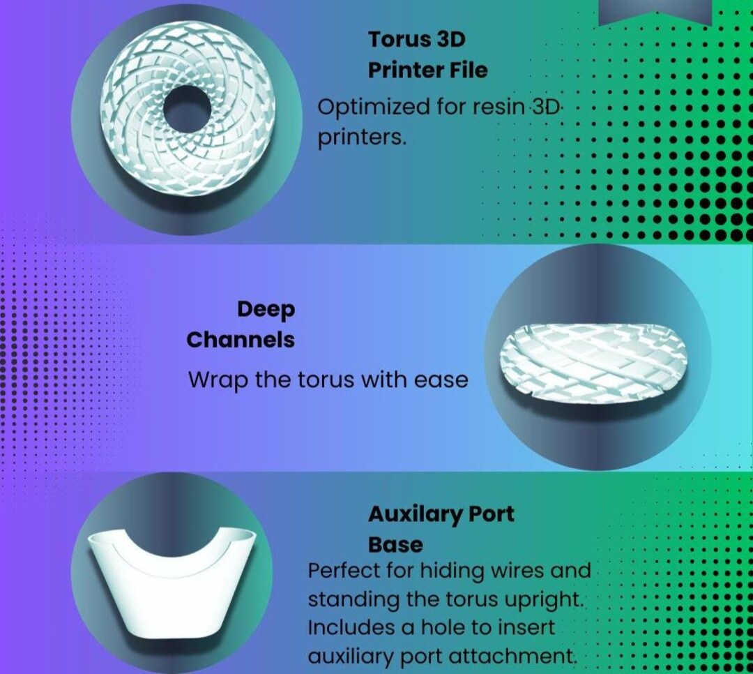 Torus Coil STL Files for 3D Resin Printer - Etsy