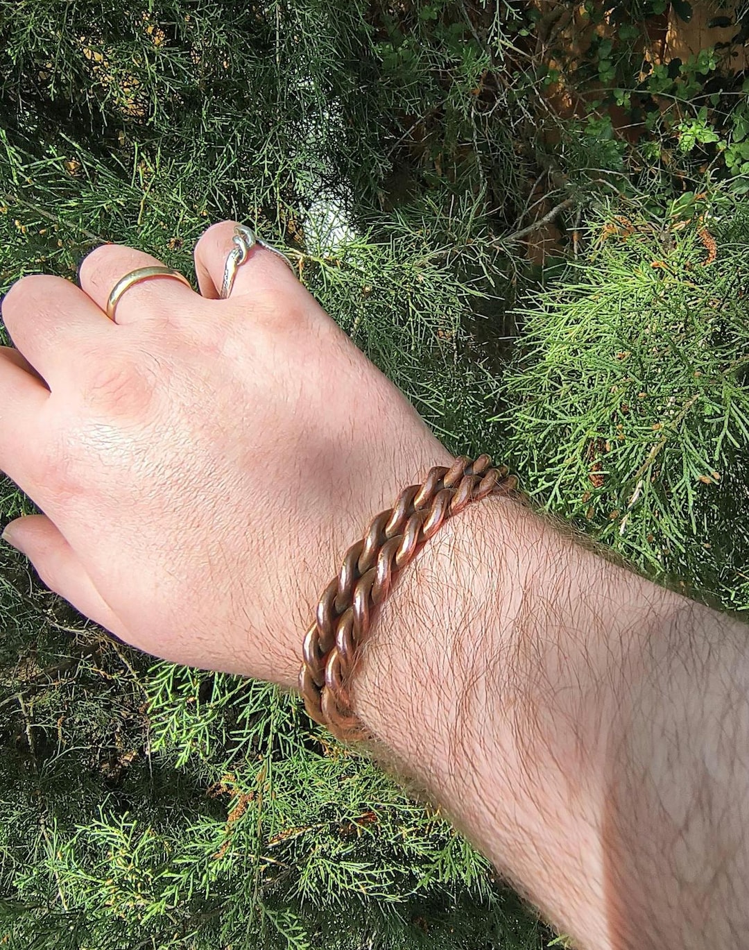 1/2 Empowerment Cubit Tensor Ring Bracelet| Arm Pain Healing Copper ...