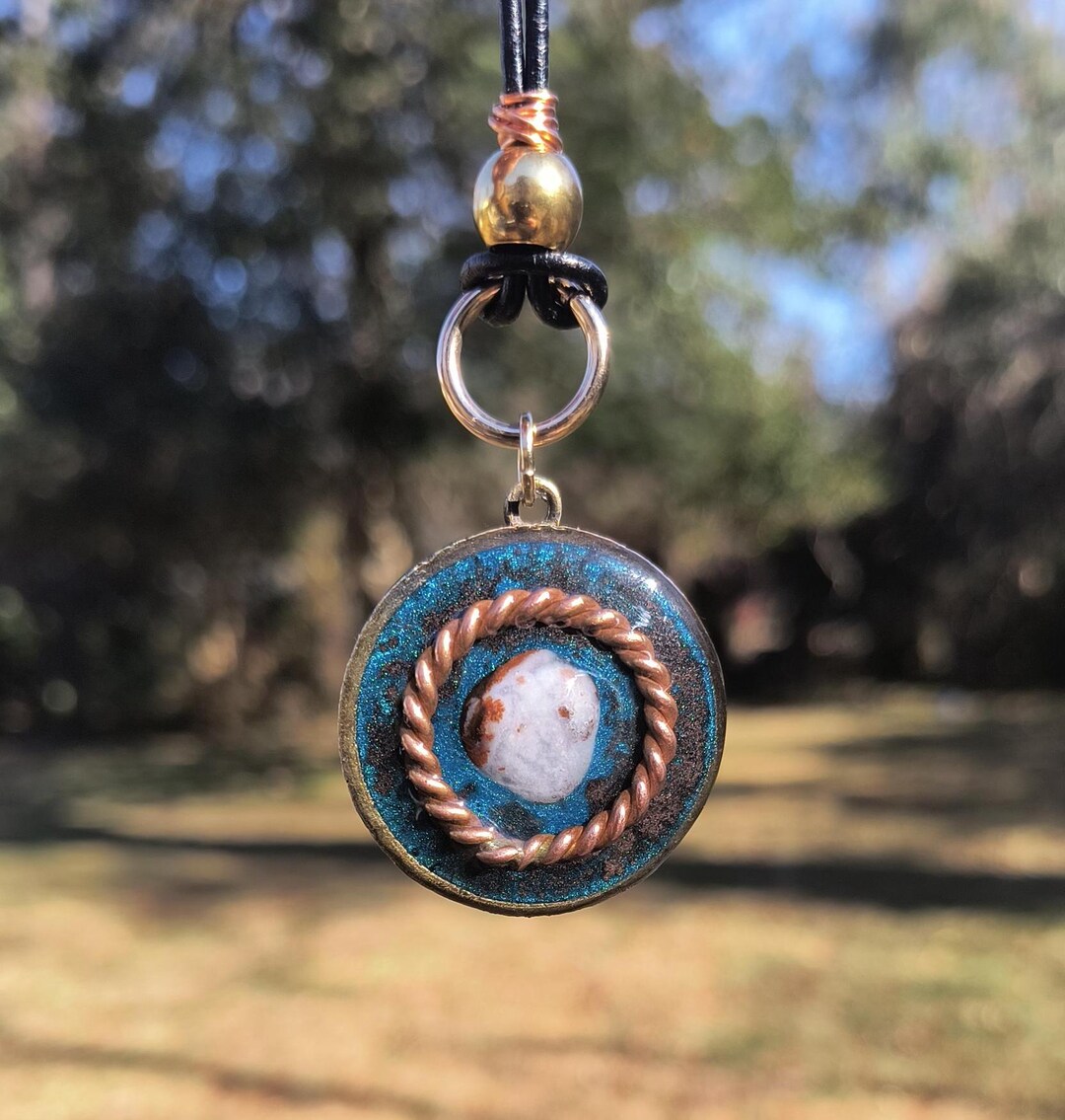 Sacred Cubit 144 Mhz Orgonite Pendant With Shungite Center Stone - Etsy