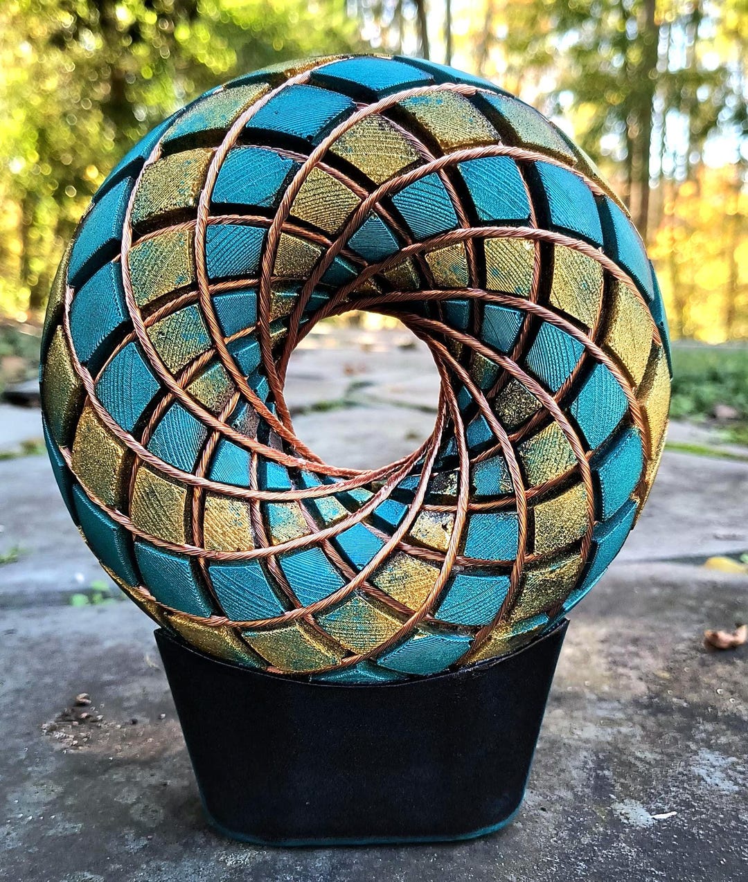XL Orgonite Torus Field Generator Rodin Coil - Etsy