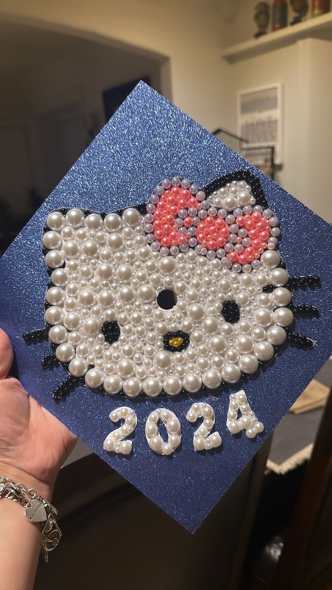 Hello Kitty Rhinestone Graduation Cap - Etsy
