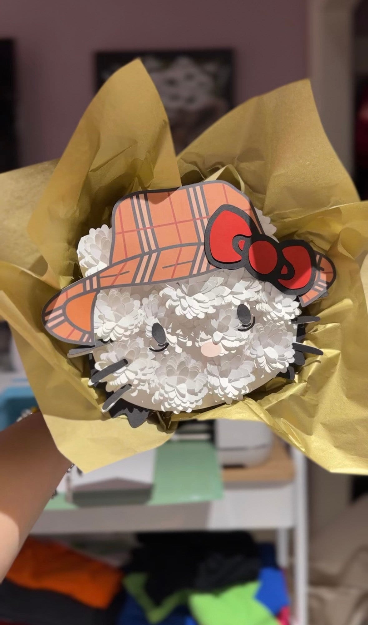 Peso Pluma Hello Kitty Flower Bouquet - Etsy