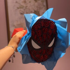 Spider-man Flower Bouquet / Ramo Buchón De Spider-man - Etsy