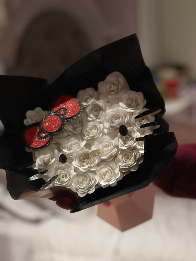 Hello Kitty Flower Bouquet - Etsy