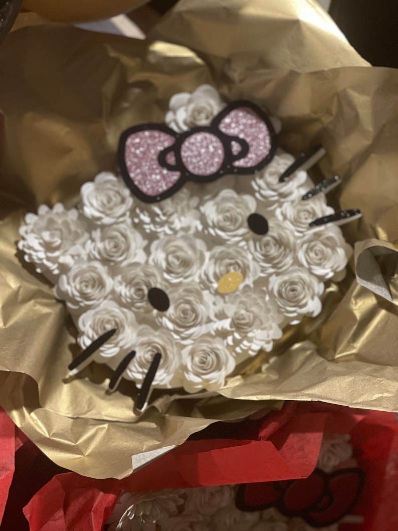 Hello Kitty Flower Bouquet - Etsy Canada