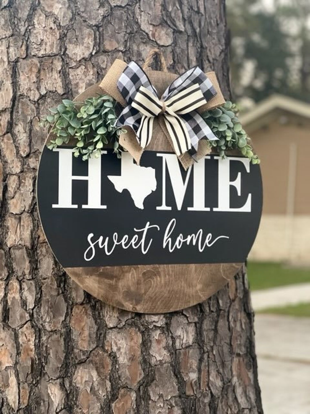 Welcome to Our Home State - Wooden Sign - Etsy