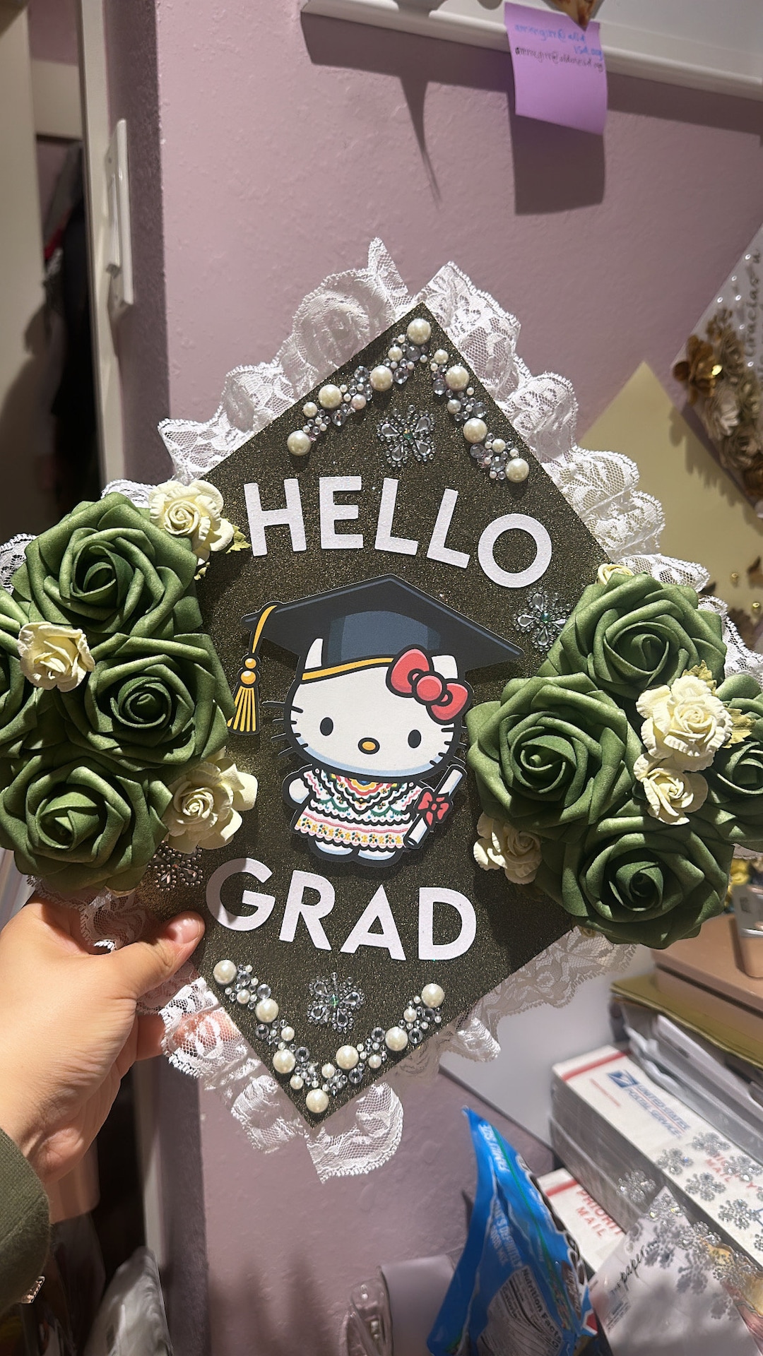 Custom hello Grad Graduation Cap - Etsy