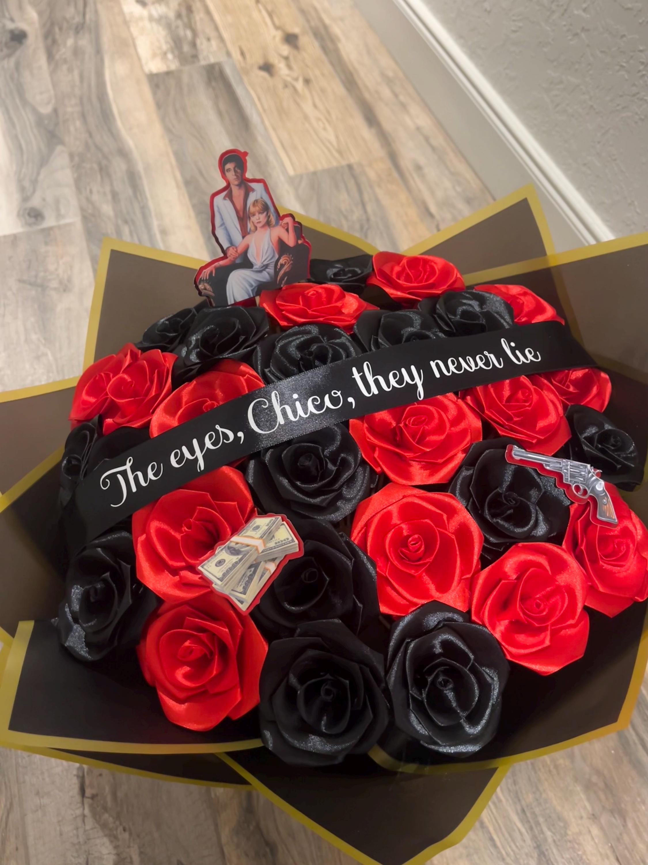 Scarface Ramo Buchon | Flower Bouquet - Etsy