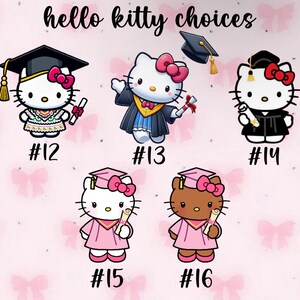 Hello Kitty “hello Grad” Graduation Cap - Etsy