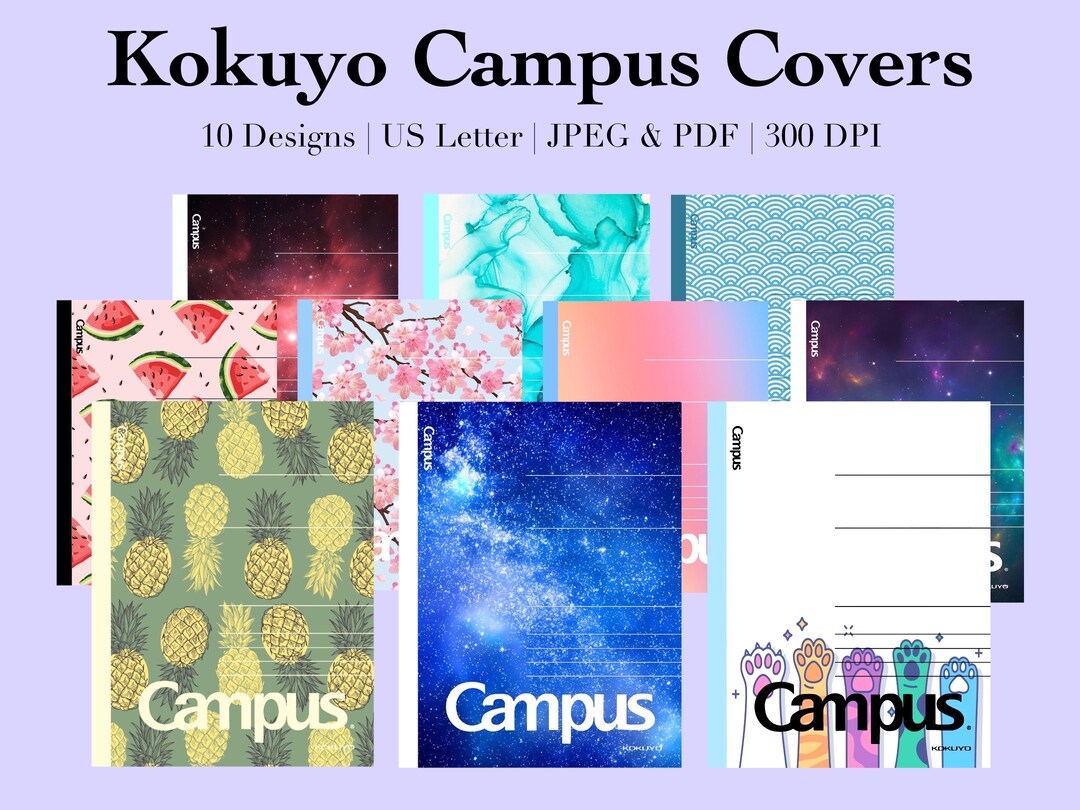 Kokuyo Campus Covers Designs Kokuyo Notebook Paper Covers Digital ...