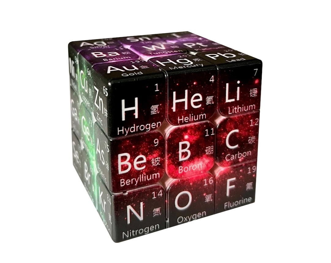 Science Gift Cube Teacher Gift Chemistry Student Back to School Teacher ...
